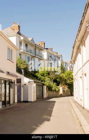 Part of the Esplanade, Fowey, Cornwall Stock Photo - Alamy