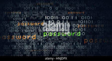 Binary code background presenting internet security concept Stock Photo ...