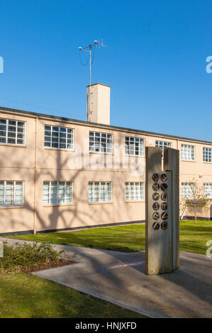 Bletchley Park Enigma codebreak buildings UK Stock Photo - Alamy