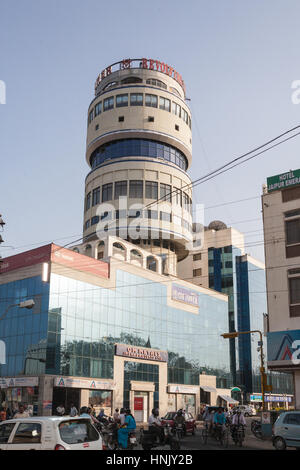 Hotel Om Tower, and, revolving, vegetarian, restaurant,Jaipur,Rajasthan ...