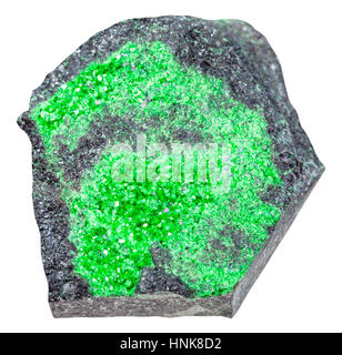 Druse of crystals garnet stone close-up from Tyrol, Austria Stock Photo ...