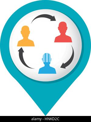 grayscale teamwork for bussines in meeting vector illustration Stock ...