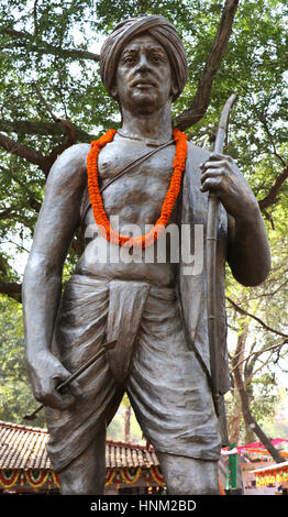 Image of Birsa Munda, a popular tribal freedom fighter in surajkund ...