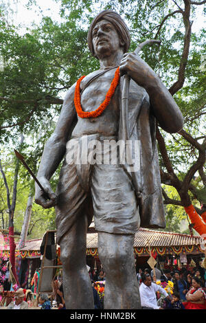 Image of Birsa Munda, a popular tribal freedom fighter in surajkund ...