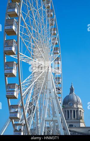 The Nottingham Eye and Council House in the Market Square, Nottingham ...
