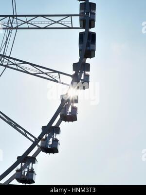 The Nottingham eye, ferris wheel in Nottingham's old market square ...