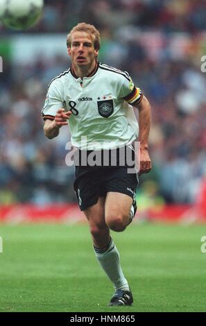 JURGEN KLINSMANN GERMANY & BAYERN MUNICH FC 26 June 1996 Stock Photo ...