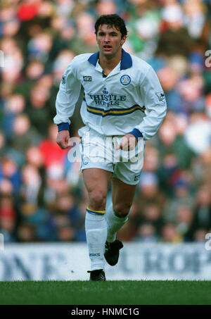 GARY SPEED LEEDS UNITED FC 02 August 1993 Stock Photo - Alamy