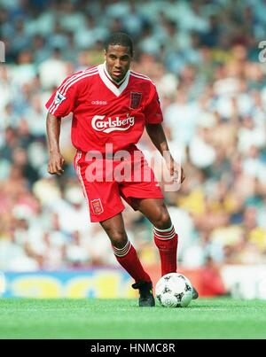 JOHN BARNES LIVERPOOL FC 21 August 1995 Stock Photo - Alamy