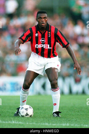 MARCEL DESAILLY AC MILAN 09 August 1995 Stock Photo - Alamy