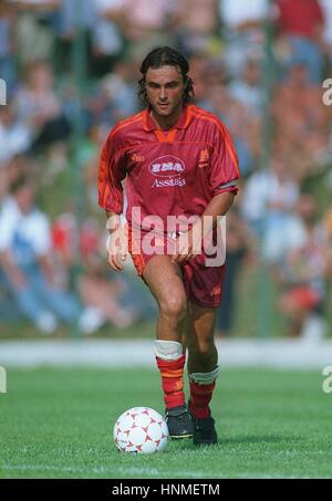GIUSEPPE GIANNINI AS ROMA 28 September 1995 Stock Photo - Alamy