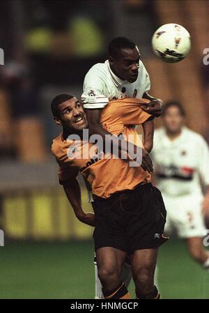 DON GOODMAN & RICHARD RUFUS WOLVES V CHARLTON FC 11 January 1996 Stock ...