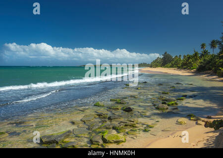 EXPOSED ROCKS PLAYA PINONES BEACH LOIZA PUERTO RICO Stock Photo - Alamy