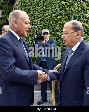 Arab League Secretary-General Ahmed Aboul Gheit attends the 34th Arab ...