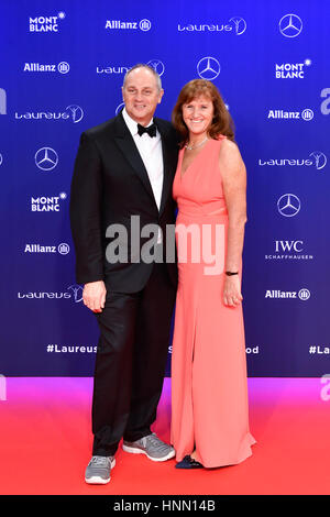 Sir Steve Redgrave and wife Ann Redgrave attending the BT Sport ...