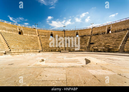 Israel, Caesarea (Caesarea Maritima), ancient city, national park ...