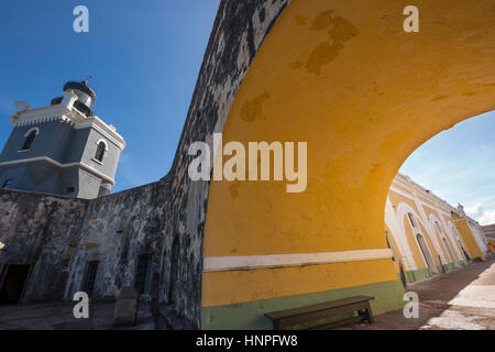LIGHTHOUSE ARCHWAY CASTILLO SAN FELIPE DEL MORRO OLD CITY SAN JUAN ...