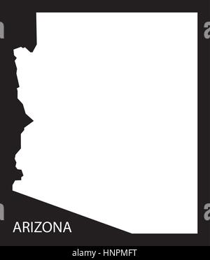 Arizona state map with counties borders and colored congressional ...
