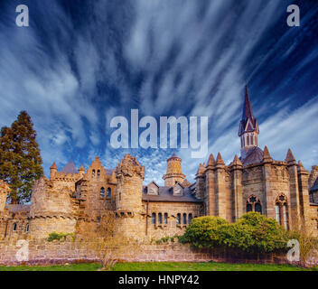 Ancient castle. Fantastic views the beauty of the world. Germany Stock ...