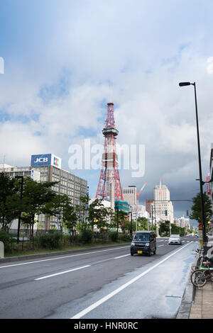 Close up view of Sapporo TV Tower observation deck Stock Photo - Alamy