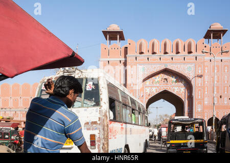 Sanganeri Gate, Jaipur, Rajasthan, India Stock Photo - Alamy