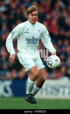 TOMAS BROLIN LEEDS UNITED FC 19 March 1996 Stock Photo - Alamy