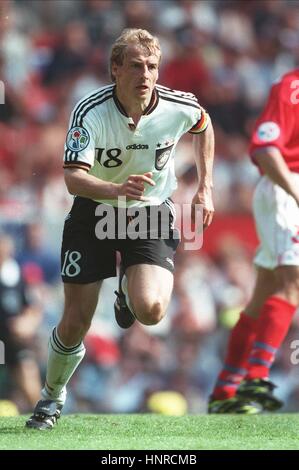 JURGEN KLINSMANN GERMANY & BAYERN MUNICH FC 24 June 1996 Stock Photo ...