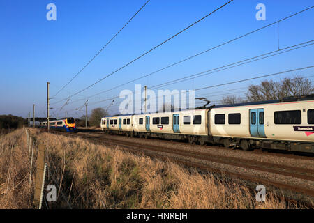 Meridian class 222 020 train, East Midlands Trains livery, between ...