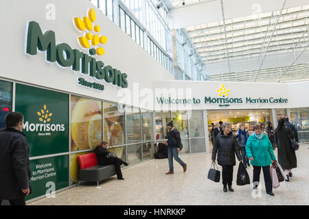 Inside a Morrisons store, UK Stock Photo - Alamy