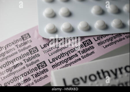 Levothyroxine tablets, thyroxin, pharmaceutical prescription drugs in ...