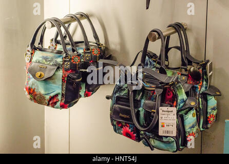 Madrid, Spain. 16th February, 2017. Collection presentation in Desigual ...