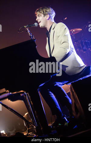 Milan, Italy. 15th Feb, 2017. The English singer-songwriter TOM ODELL ...