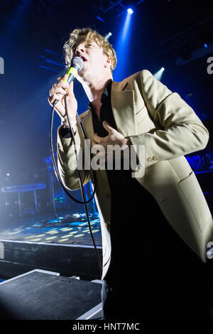 Milan, Italy. 15th Feb, 2017. The English singer-songwriter TOM ODELL ...