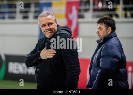 Giurgiu, Romania. 16th Feb, 2017. Alejandro Pozuelo #24 of Genk during ...