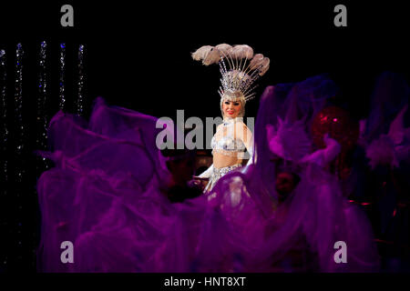 Kiev, Ukraine. 16th Feb, 2017. An Ukrainian National Circus artist ...