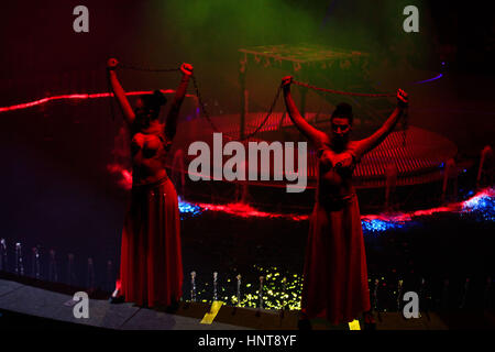 Kiev, Ukraine. 16th Feb, 2017. Presentation of the new show ''Water and ...