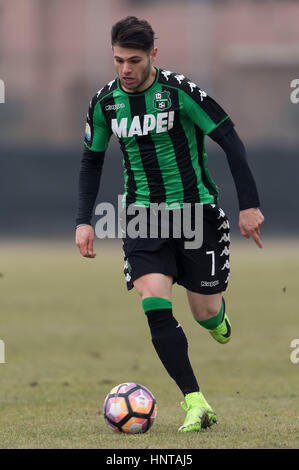 Castellarano, Italy. 11th Feb, 2017. Nicholas Pierini (Sassuolo Stock ...