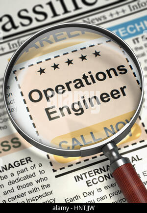 Infrastructure Engineer Job Vacancy. 3D Stock Photo - Alamy