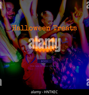 Halloween Holiday Pumpkin Interface Concept Stock Photo - Alamy