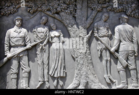The Herero and Nama Genocide Memorial in the Namibian capital of ...