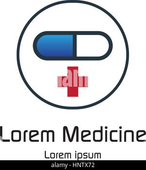 Drug Capsule Logo Design. Eps 8 supported Stock Vector Image & Art - Alamy