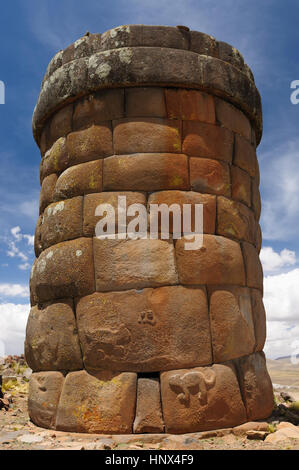 Peru, chullpas at Cutimbo, Puno Stock Photo - Alamy