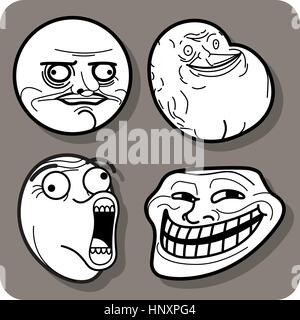 Icon for meme,face Stock Vector Image & Art - Alamy