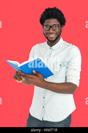 African Descent Holding Book Concept Stock Photo - Alamy