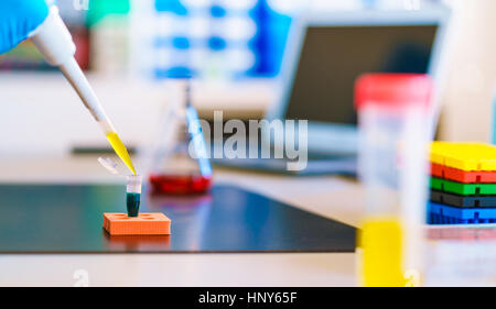 PCR tray in microbiological laboratory Stock Photo - Alamy