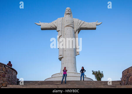 Torists, Largest statue of Jesus Christ in the world, the Cristo de la ...