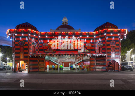 Firehouse Museum At Dusk Parque De Bombas, Plaza Las Delicias, Ponce ...