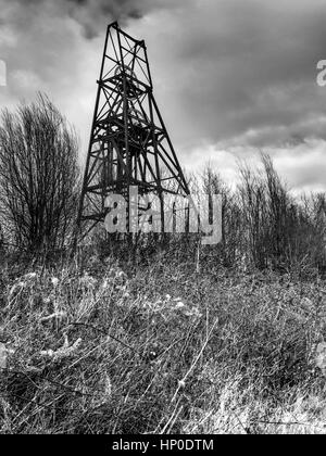 colliery winding gear - Frances Colliery, Dysart, Fife, Scotland, UK ...