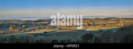 The village of Trellech in South Wales Stock Photo - Alamy