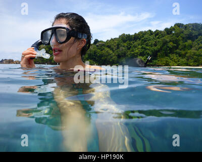 Snorkeling in Koh Rok in The Lanta Marine National Park. Koh Lanta ...